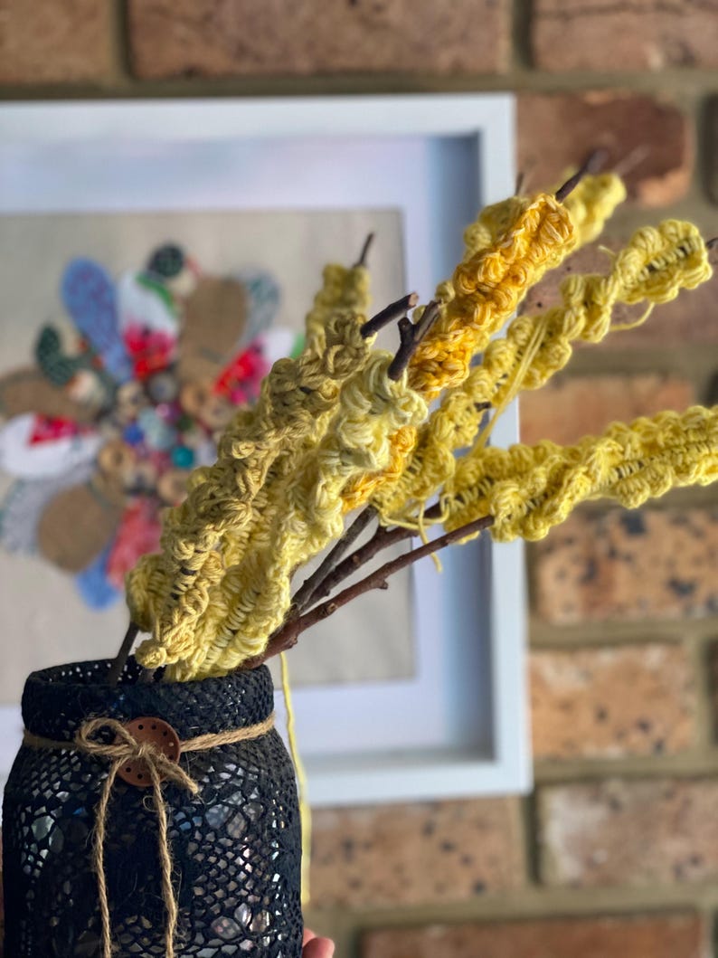 Pattern: Golden Crochet Wattle - Etsy Australia