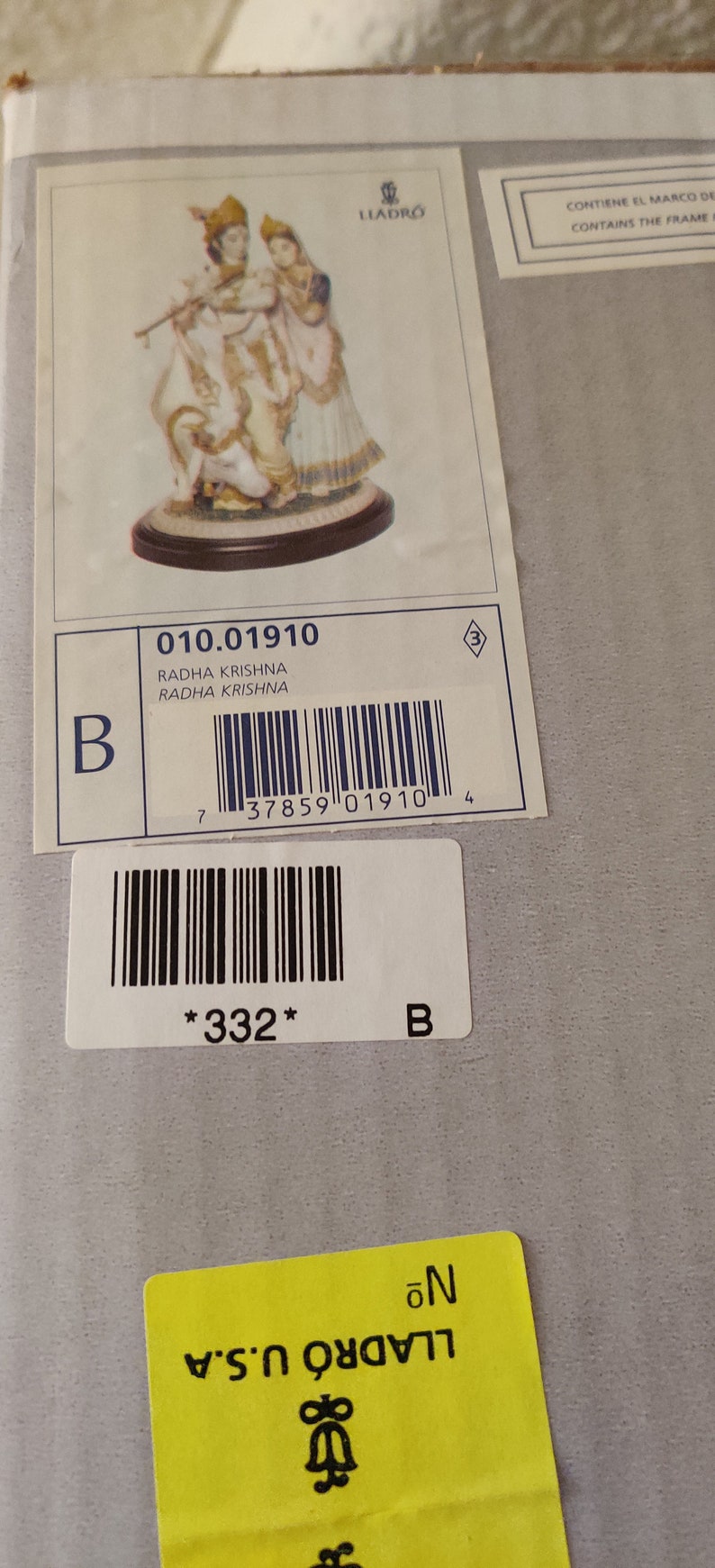 LLADRO Radha Krishna New in Box Figurine 01001910 Limited Run. Make ...
