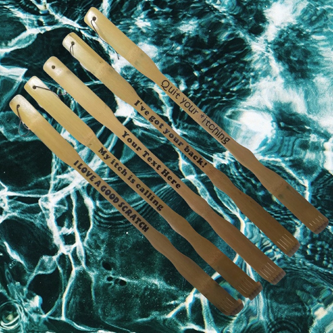 Back Scratcher/bamboo/vinyl Lettering/customizable Gift/special ...