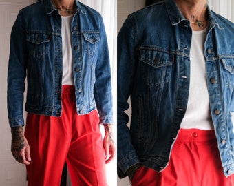 Vtg 60s Levi's 557XX 558XX Big E Blue Denim Type 3 Trucker Vtg 60s Levi's 557XX 558XX Big E Blue Denim Type 3 Trucker