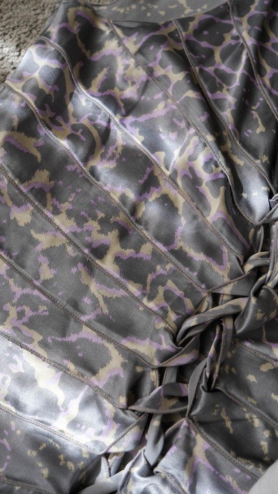 GIORGIO ARMANI Leopard Silk Tier Silhouette Front Lac… - Gem