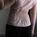 Vintage IMPATTO COLLECTION Light Pink Poplin Button up Shirt W/ Mesh ...