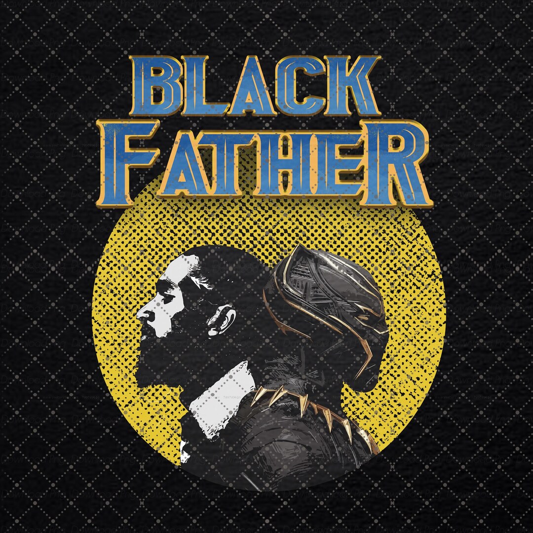 Black Father PNG, African American Dad Sublimation Design, Marvel Black ...