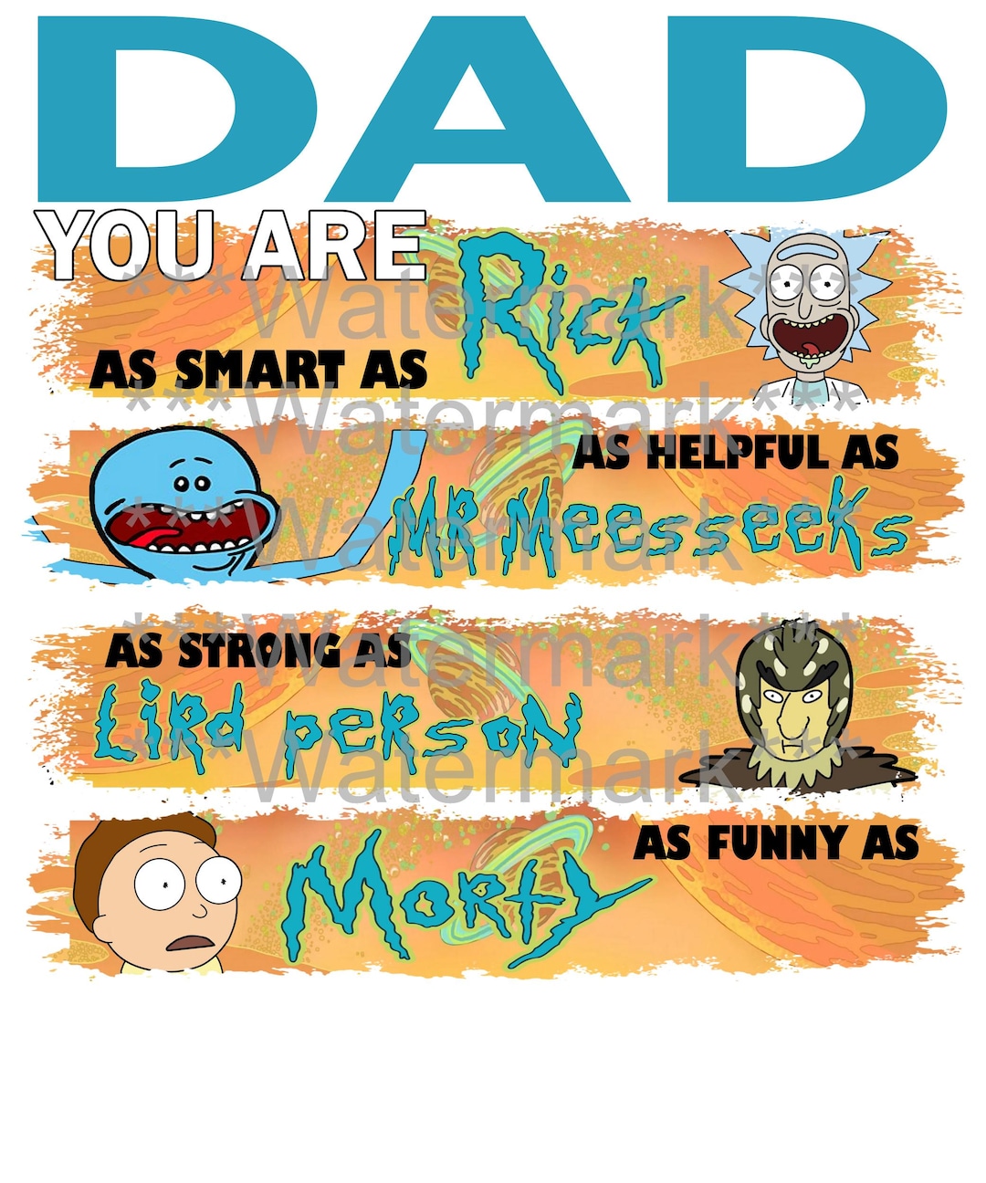 Funny Rick and Morty Dad PNG, C-137 Father's Day Digital Download ...