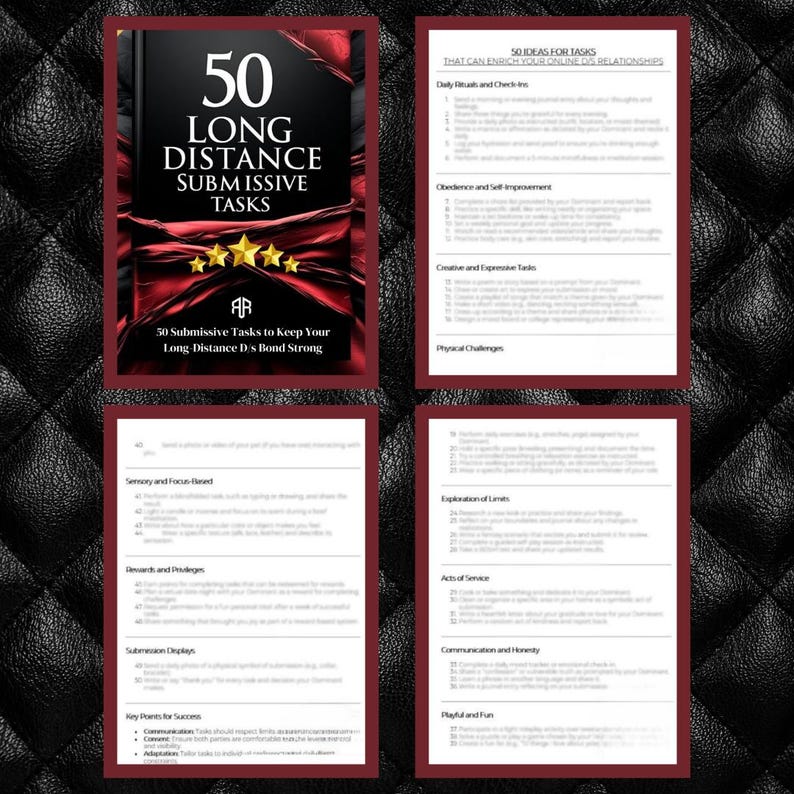 Domination Toolkit PDF – 5-in-1 BDSM Task Bundle for Submissive ...