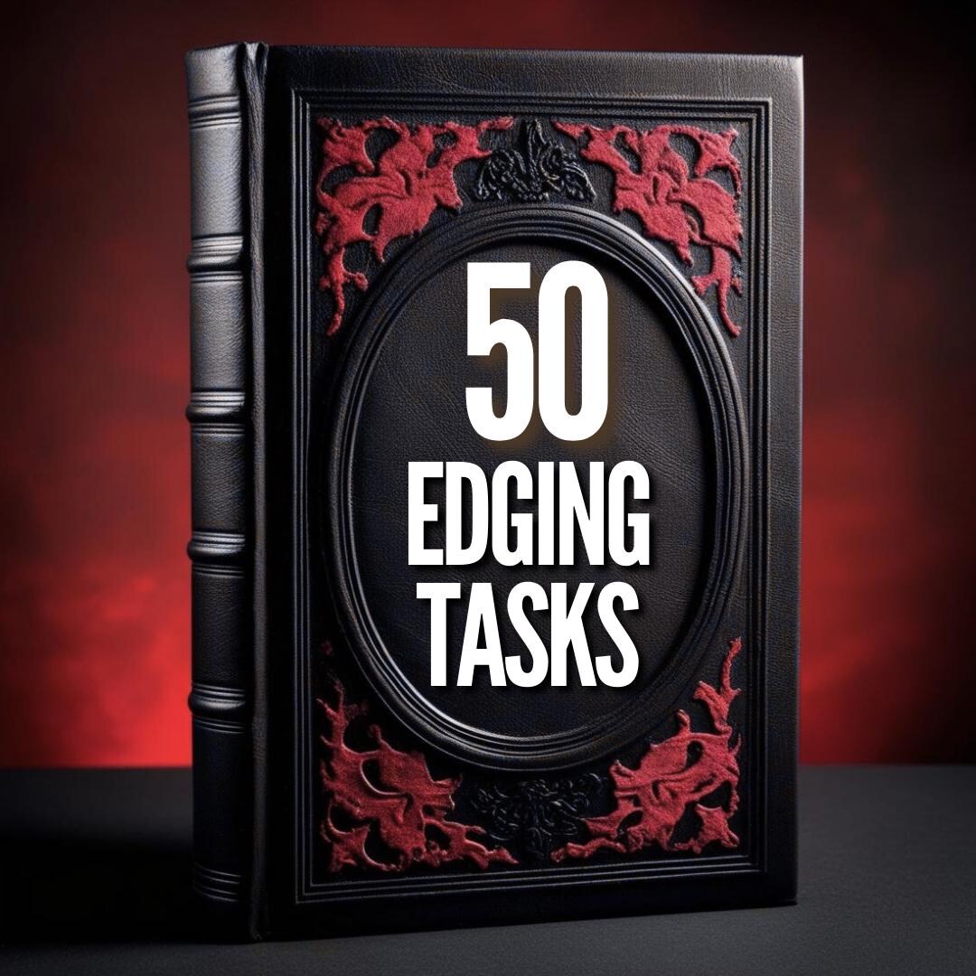 50 Edging Tasks | Printable Tease & Denial Prompts for Orgasm Control ...