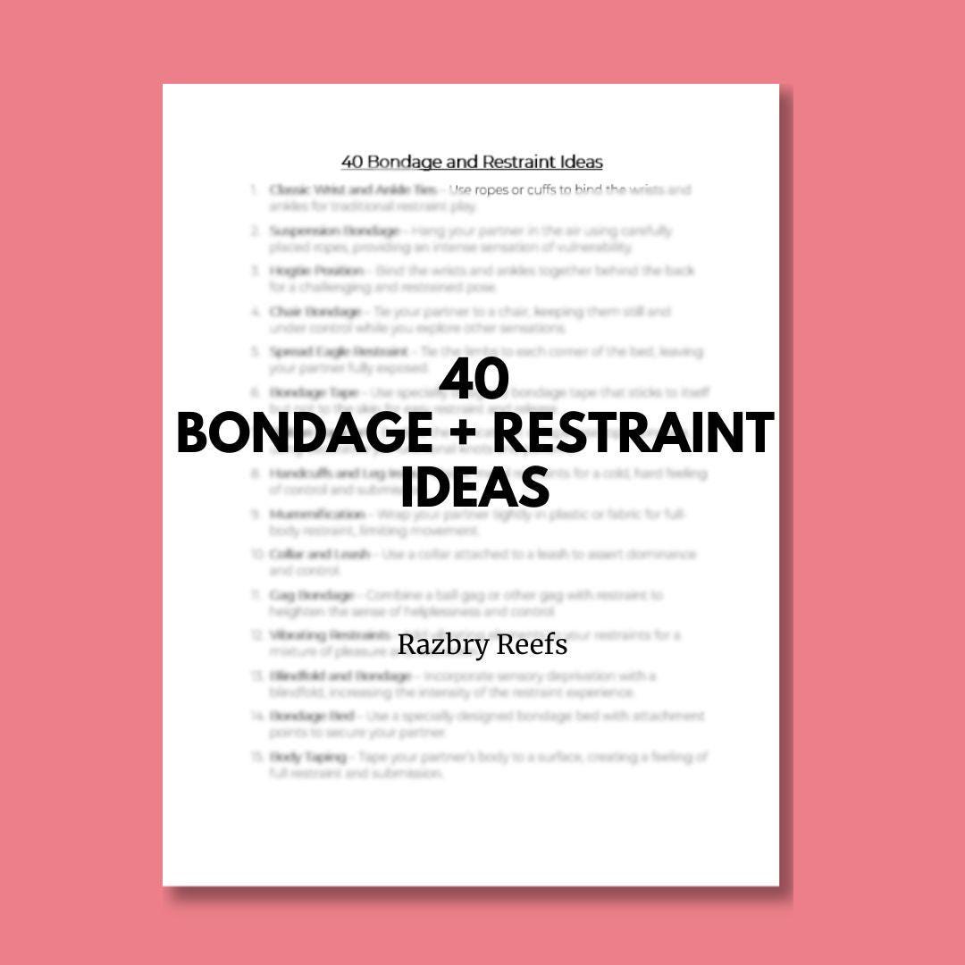 40 Bondage and Restraint Ideas - Etsy