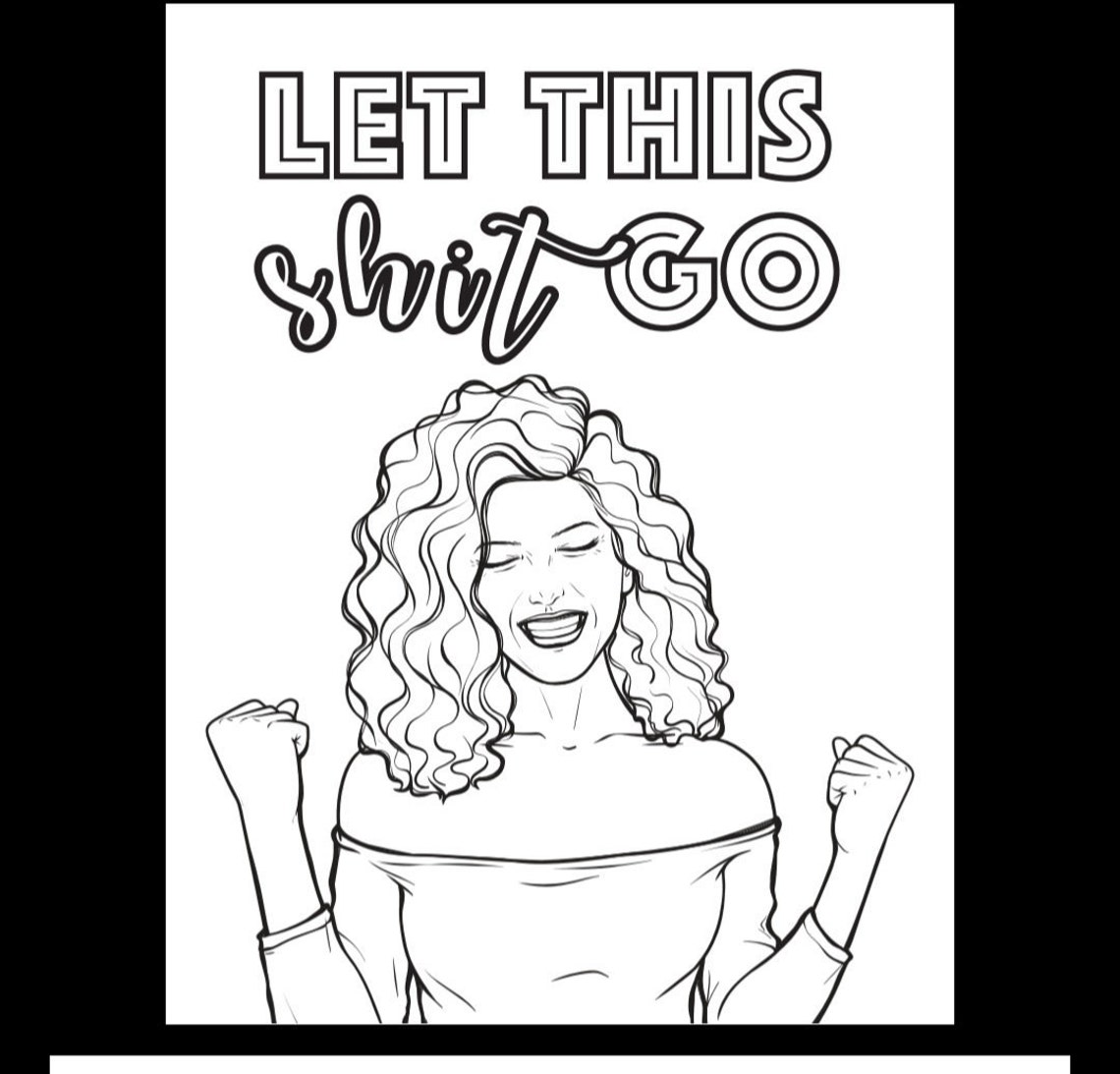 Set of 5 Black Women Positive Affirmations Coloring Pages | Etsy