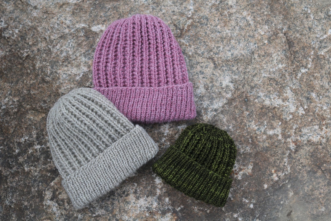 India Point Pattern Knitting Hat Pattern Baby to Adult - Etsy