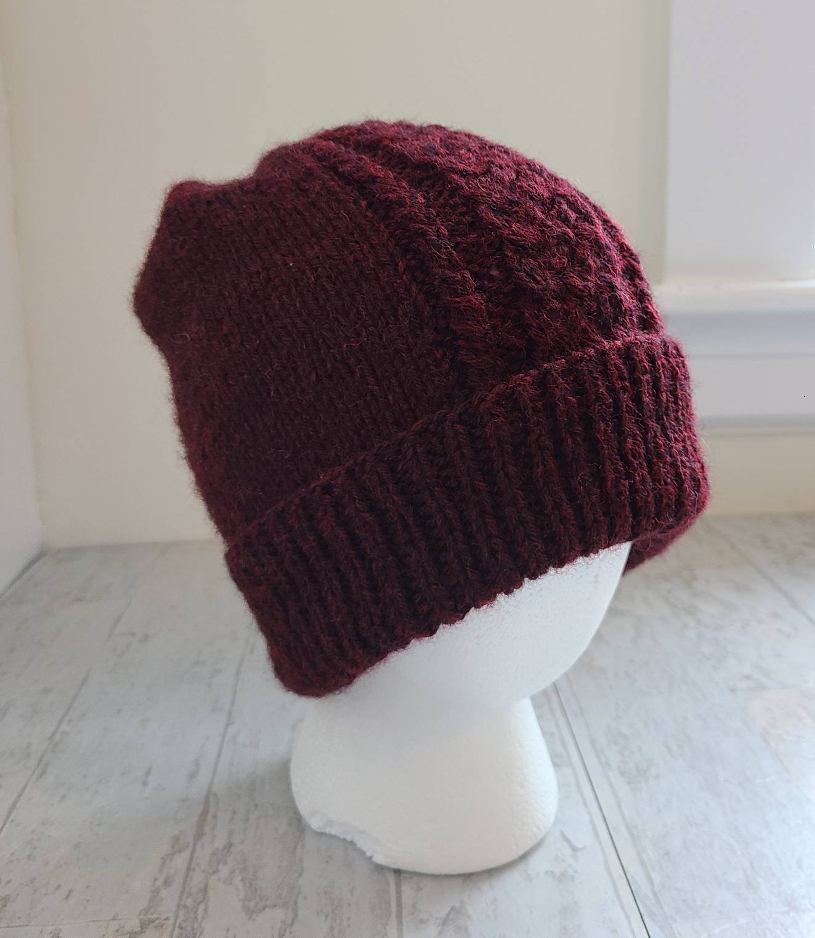 Stoney Run Hat - Adult Beanie Knitting Pattern - PDF Download - Hand ...
