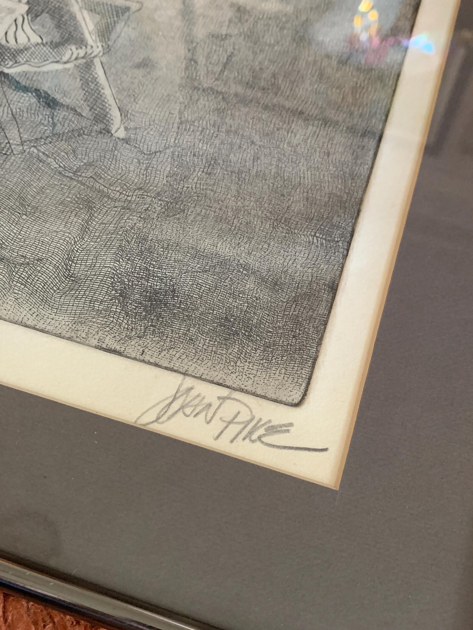 John Pike Etching Beach Scene Artist Proof "shadows of El Farro" - Etsy