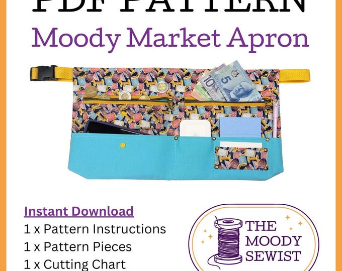 PDF Pattern Vendor Apron Sewing Tutorial - Etsy Canada