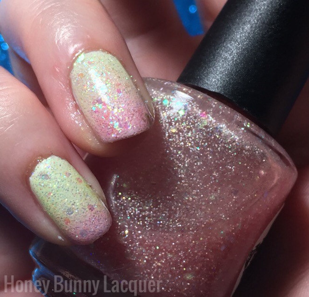 Pink Lemonade - Iridescent Polish - Clear Nail Polish - Opal - Pink ...