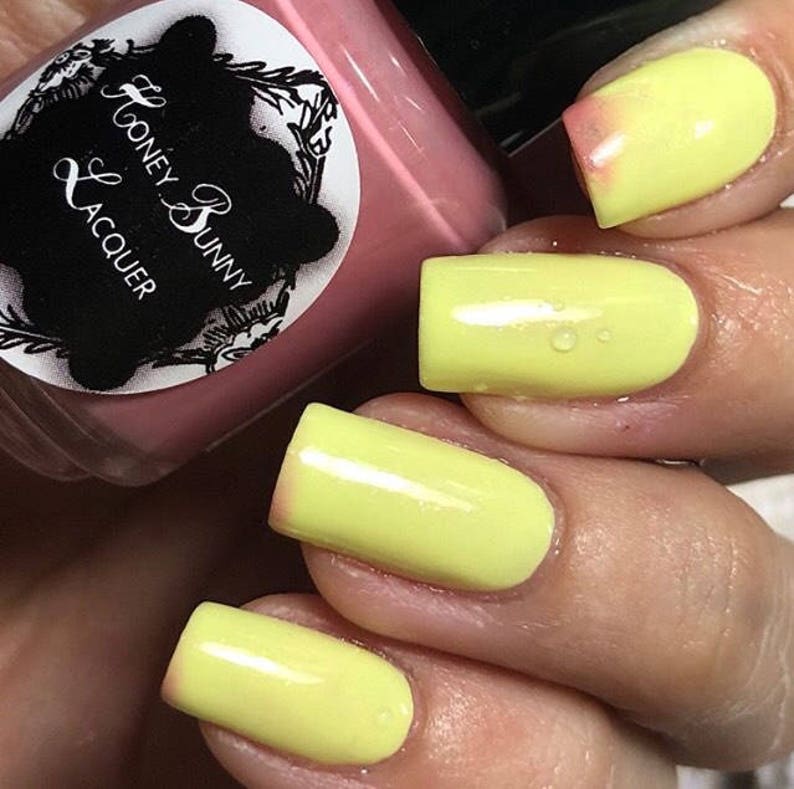 Here Comes the Sun thermal nail polish indie nail polish | Etsy