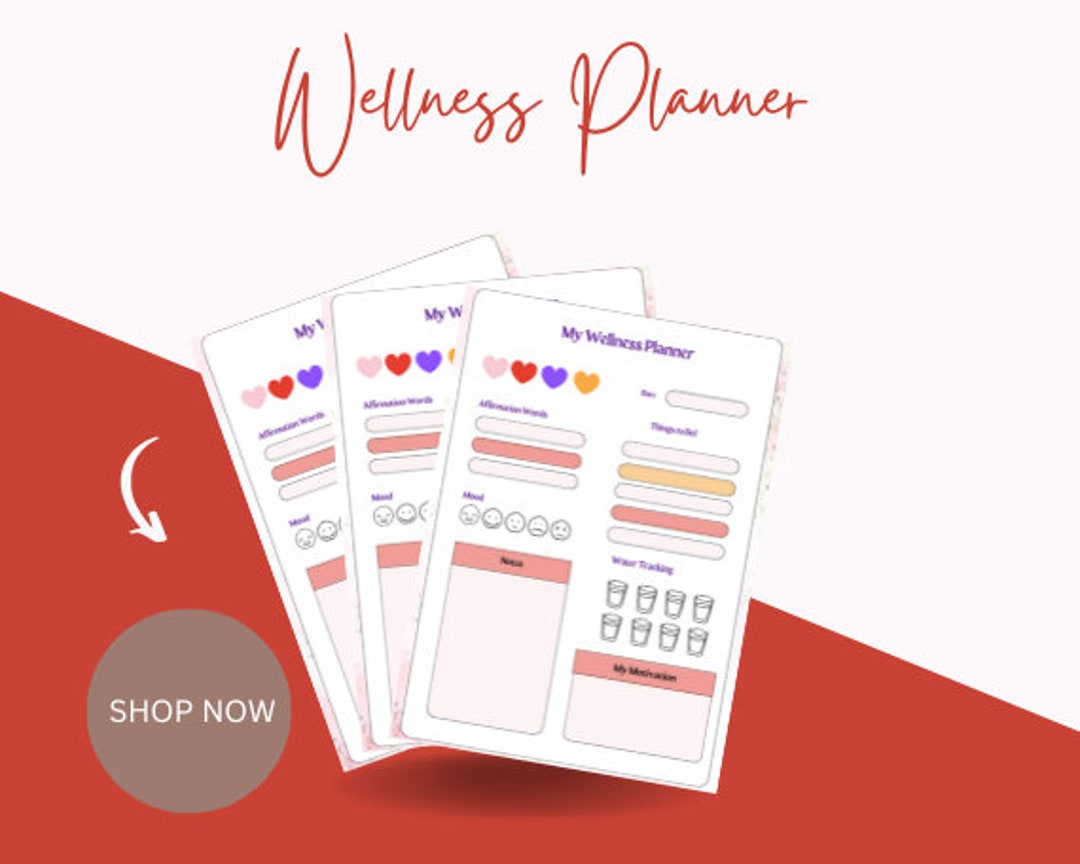 Colorful Wellness Digital Planner Spiritual, Physical, Social ...