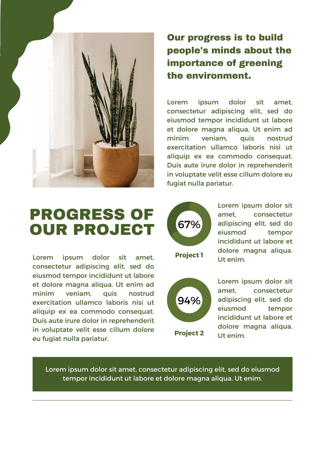 Project Report Editable Template | Project Progress Report | Project ...