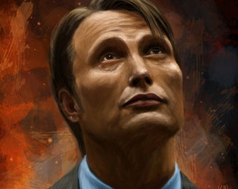 Hannibal Lecter Art Print - Etsy