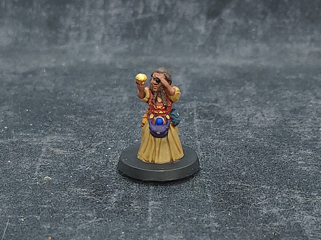 Resin Printed Hand Painted Female Dwarf Shopkeeper Miniature for TTRPG ...