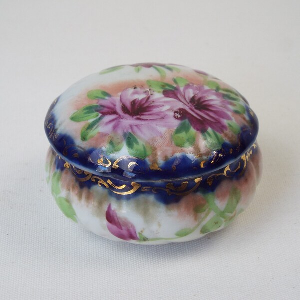 Porcelain Powder Box - Etsy