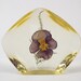 Vintage Lucite Paperweight Pansy Flowers Tarax Infinity Products 4 Tall ...