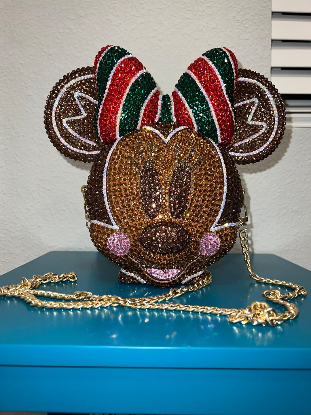 Gingerbread Minnie Mouse Crossbody Purse - Etsy