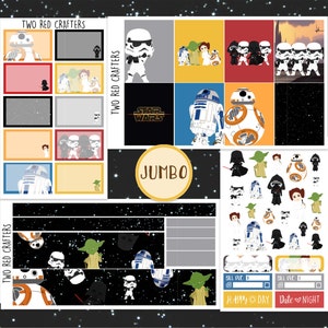Star Wars Planner Sticker Kit - Etsy