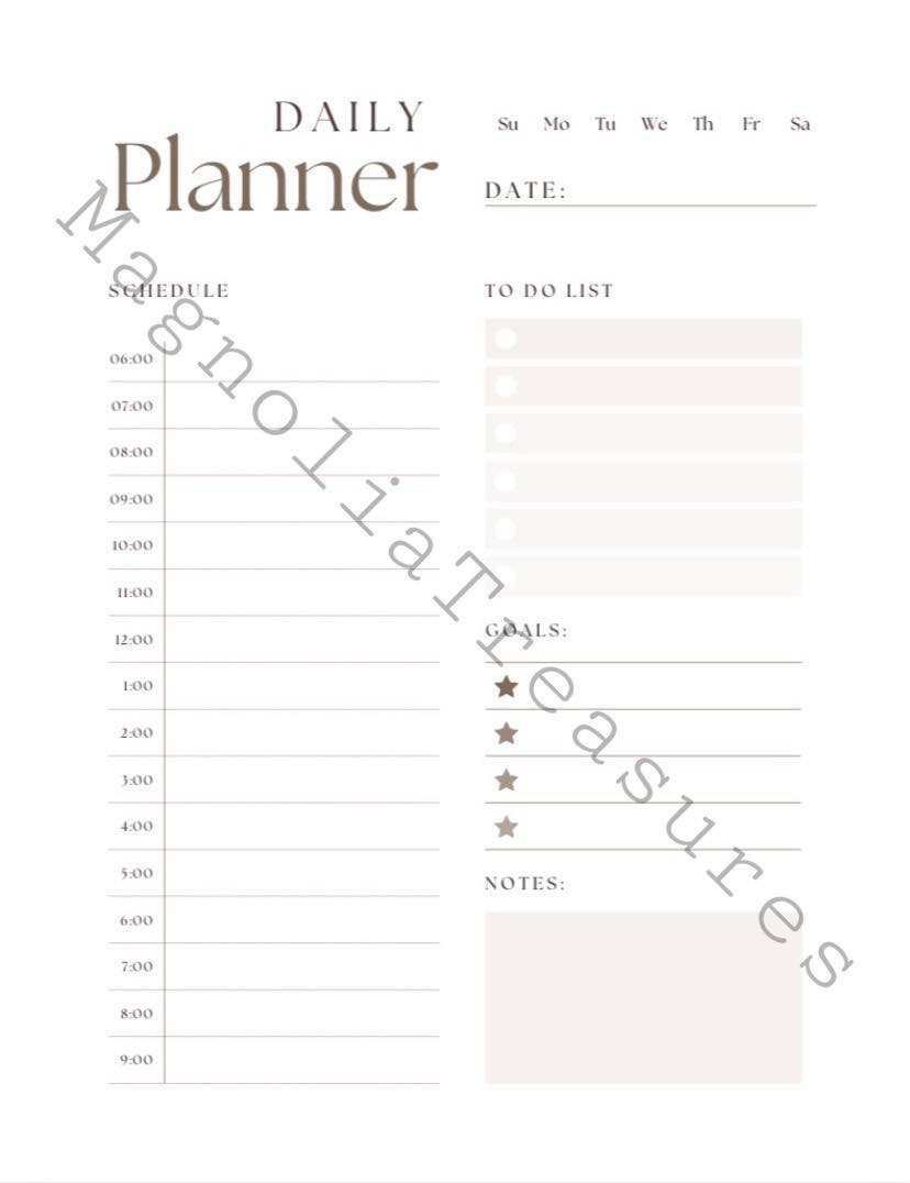 Printable Planner 2022-2023 Monthly/weekly/daily - Etsy
