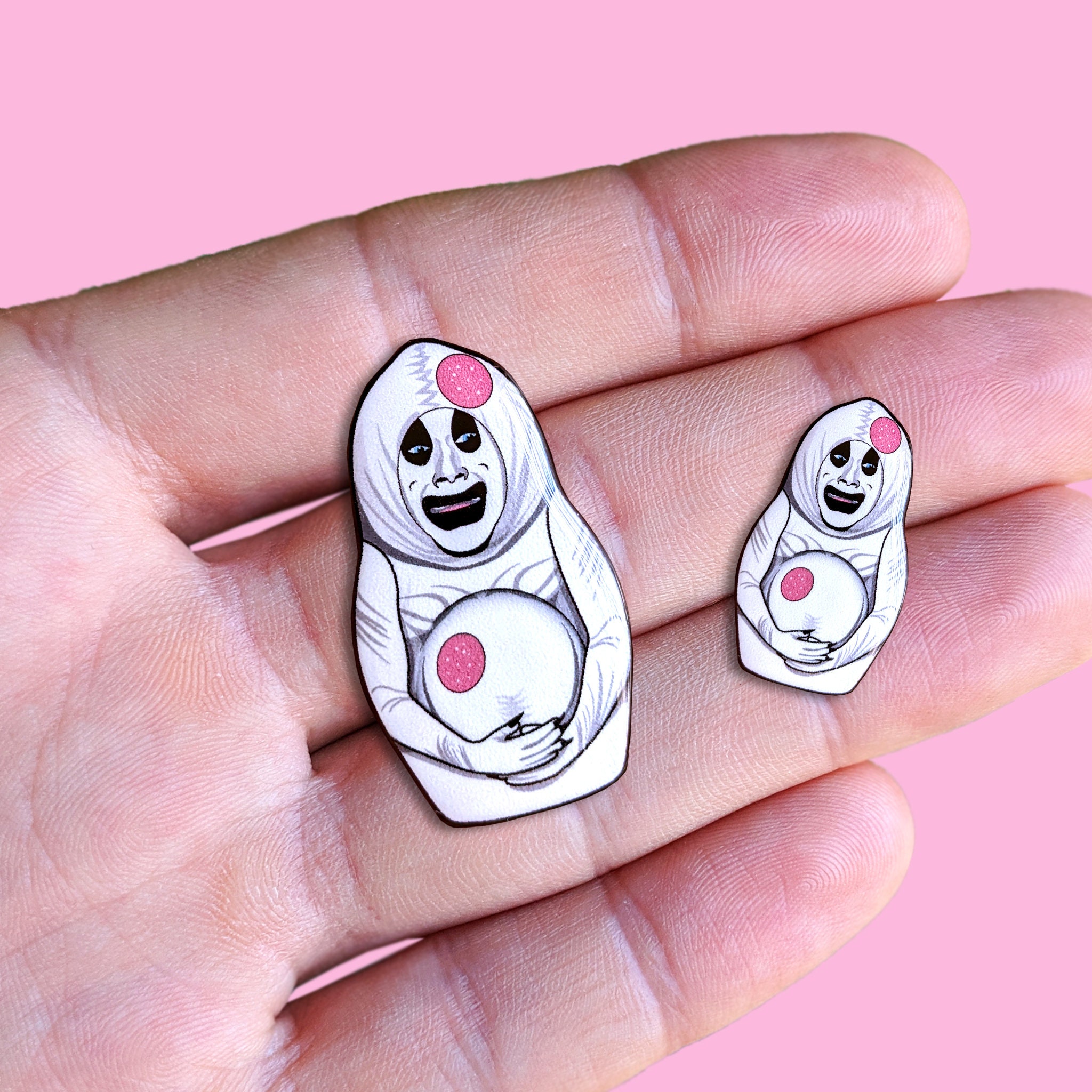 Jimbo Casper the Baloney Ghost Doll Pin....and Magnet.... and - Etsy Canada