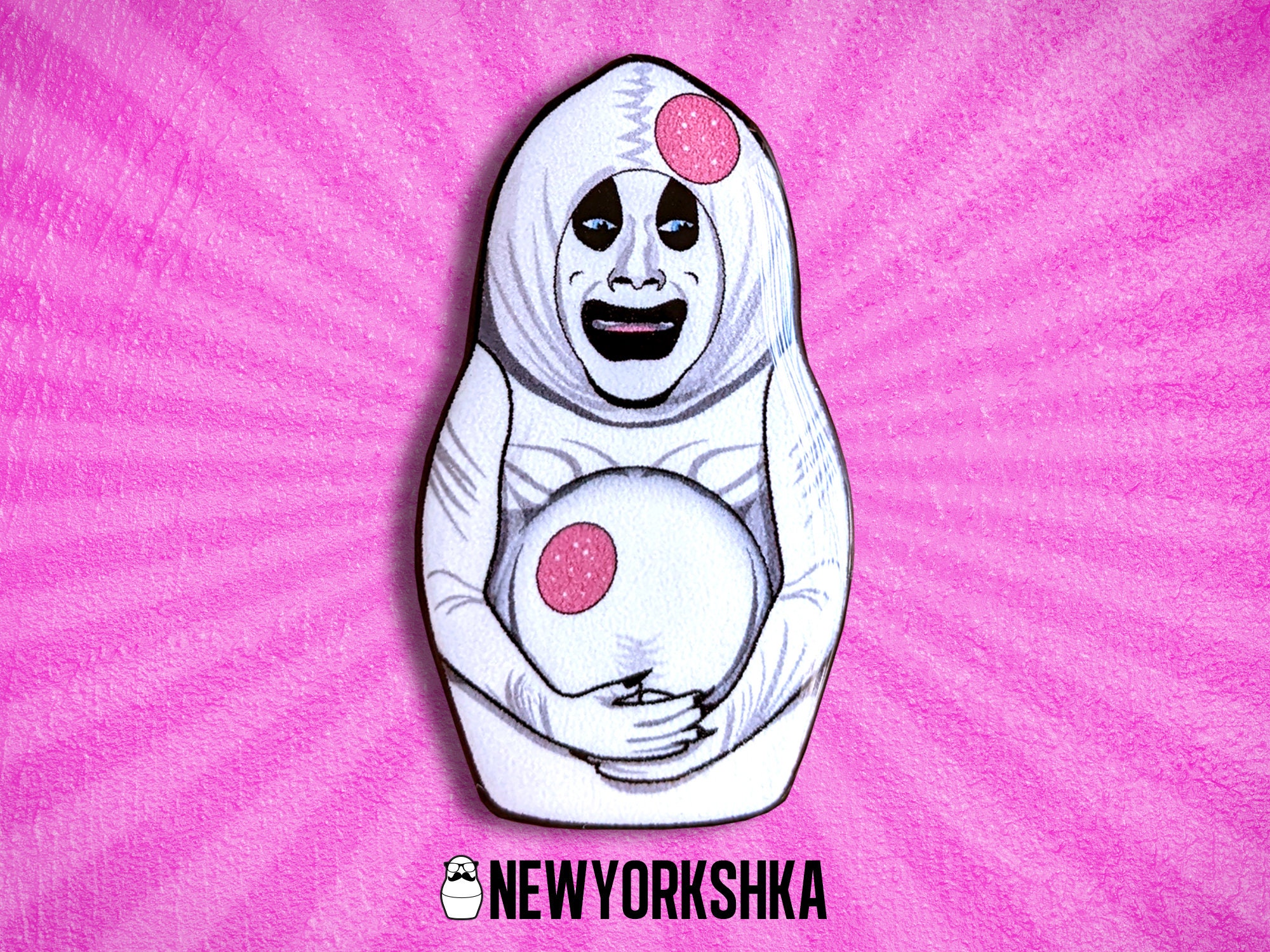 Jimbo Casper the Baloney Ghost Doll Pin....and Magnet.... and - Etsy UK