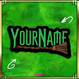 Personalized Wicked Name Pin Badges / Fridge Magnets / Name Tag - Etsy