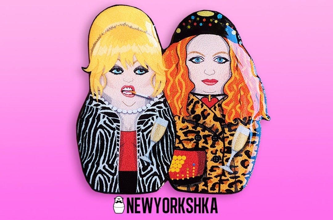 Absolutely Fabulous Dolls Pin - Pin Badge- Fridge Magnet - Needle ...