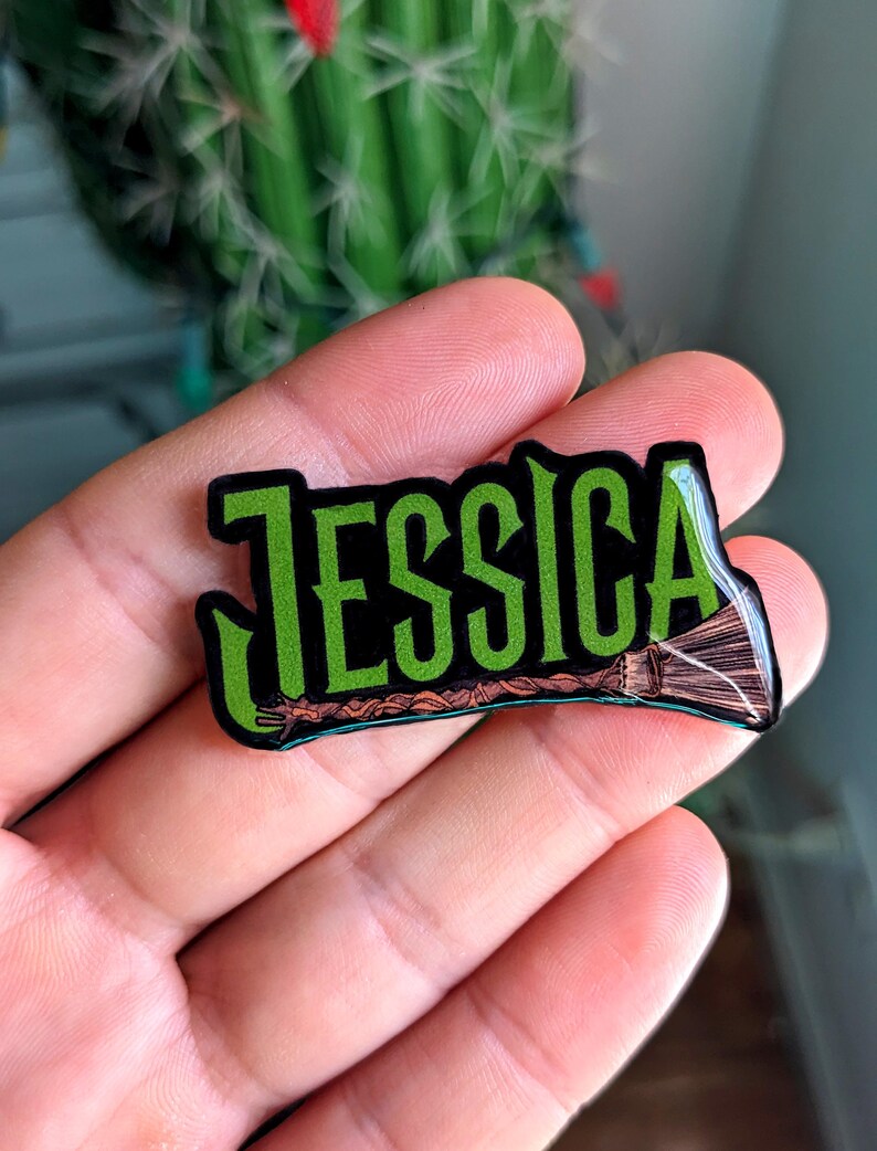 Personalized Wicked Name Pin Badges / Fridge Magnets / Name Tag - Etsy