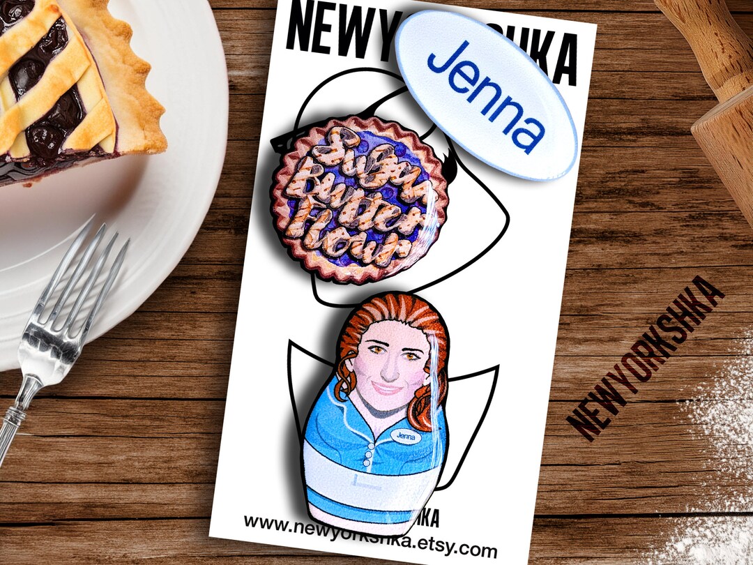Sara Bareilles Jenna Hunterson Waitress Broadway Musical Doll Pin Set ...