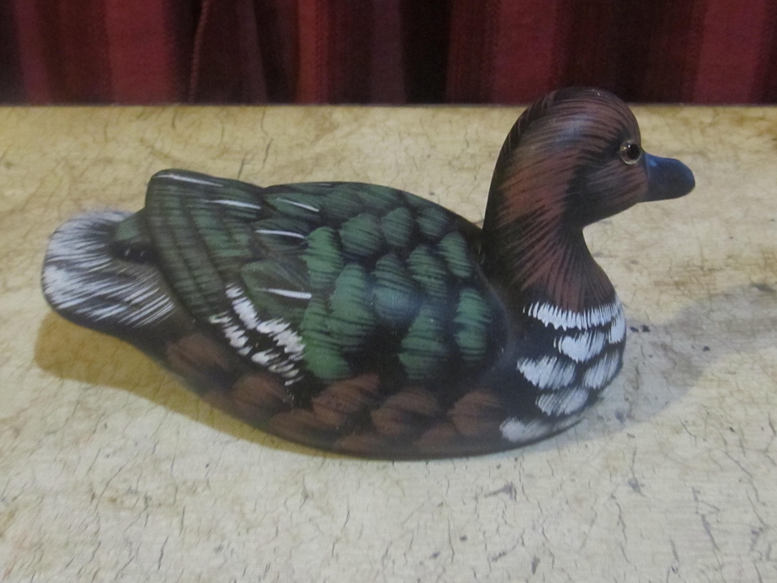 Hand Painted Small Mallard Ceramic Duck Made in China | Etsy