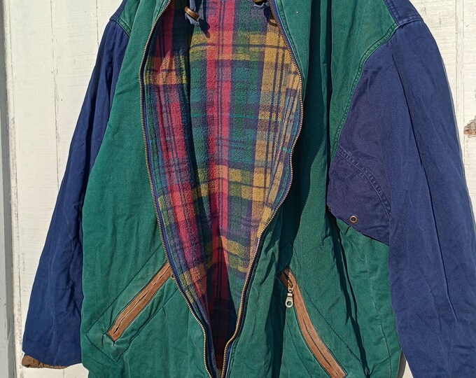 East West Plaid Double Sided Reversible Winter Jacket - Etsy