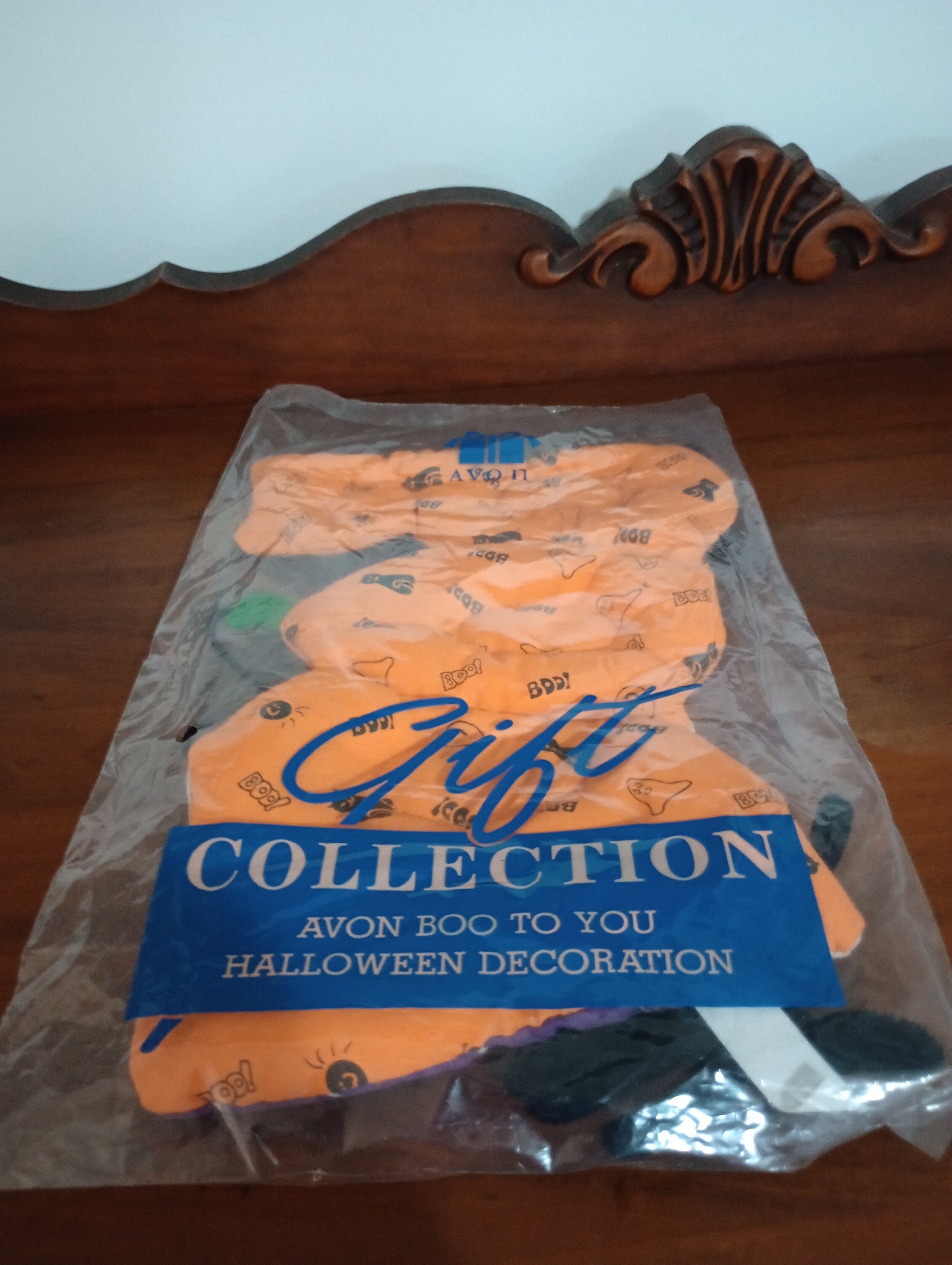 Avon Halloween Boo Word Material Quilt Like Wall Decor, - Etsy