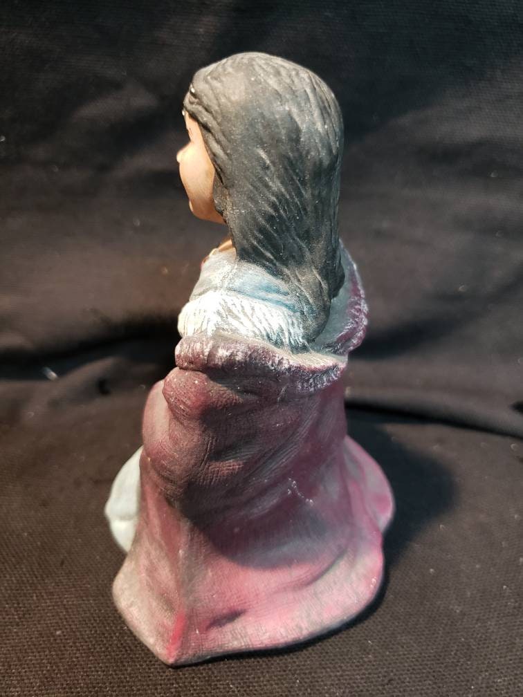 Ceramic Native American Women Sitting, Hobby Piece, Hand Painted ...