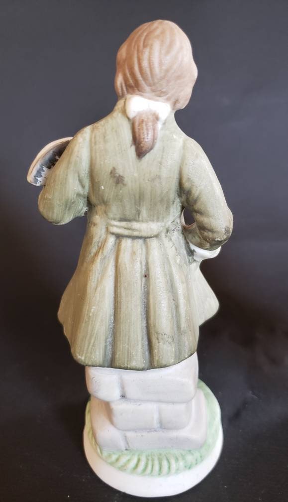 One Vintage Colonial Bisque Man - Etsy