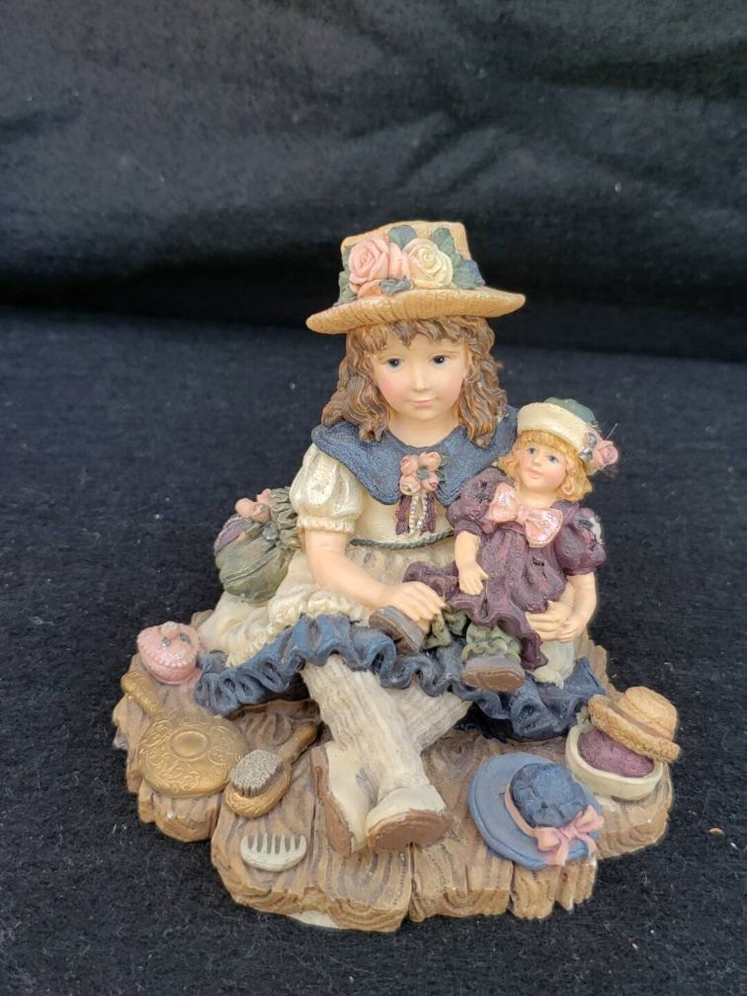 Yesterdays Child, the Doll Stone Collection, Young Girl With Doll. Has ...