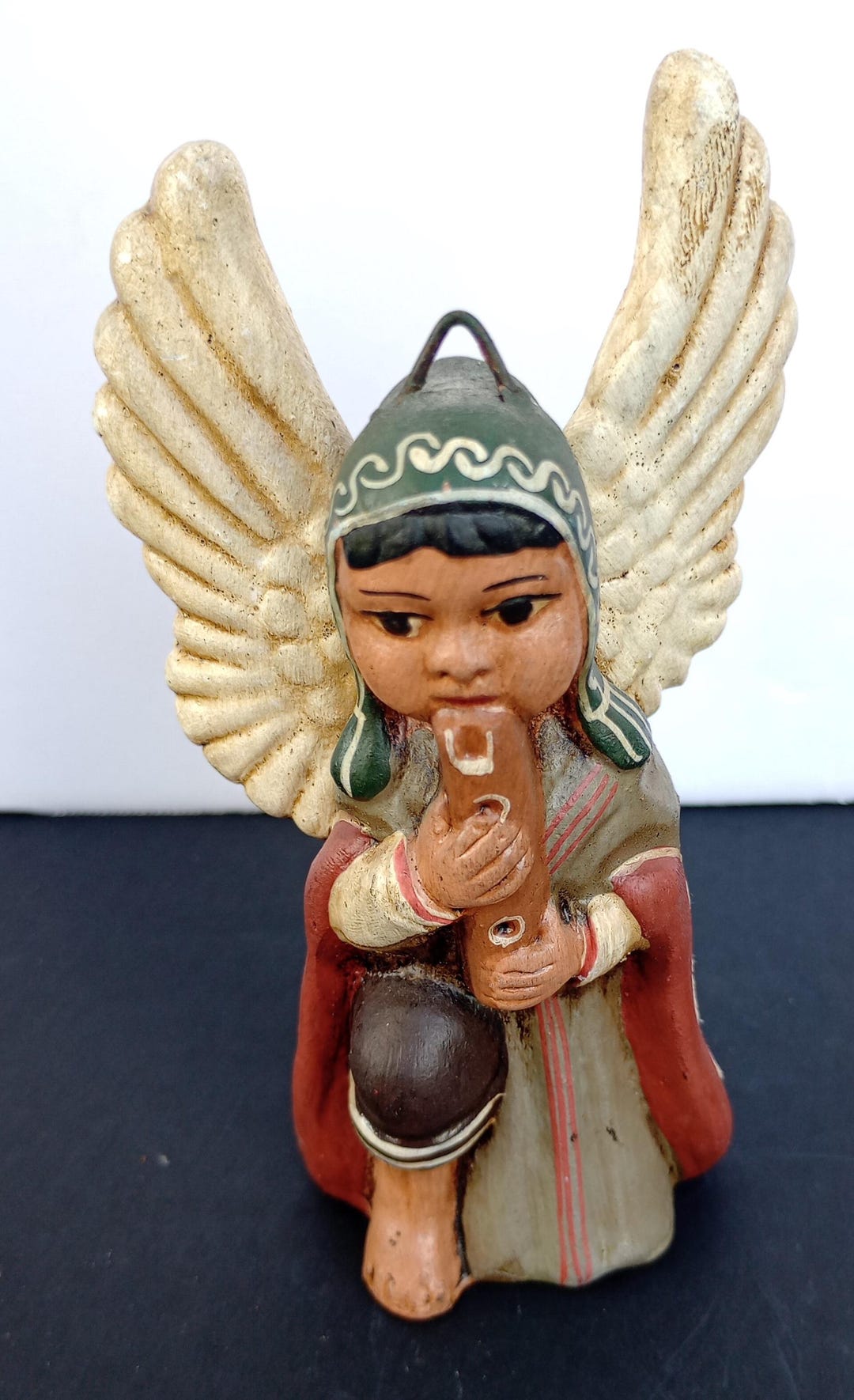 Red Clay, Red Stonewear Angel Figurine, Mexico - Etsy