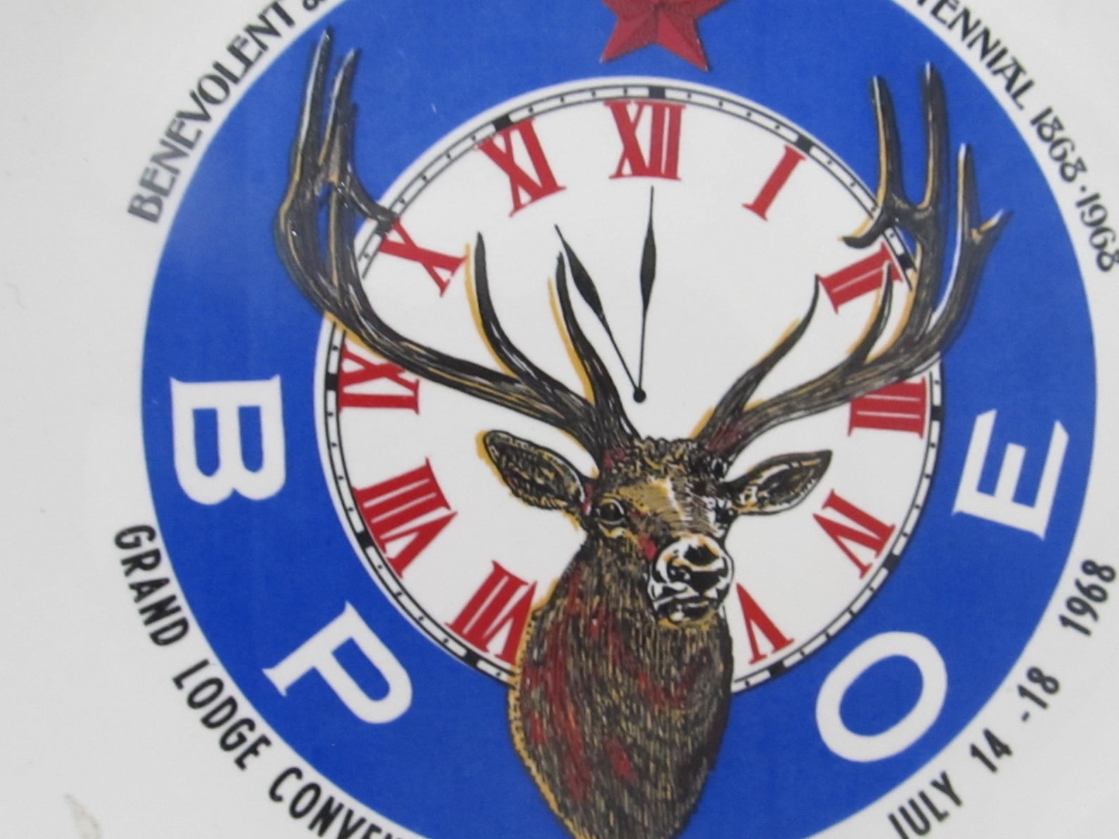 Elk Centennial Plate BPOE Grand Lodge Convention NYC Plate - Etsy