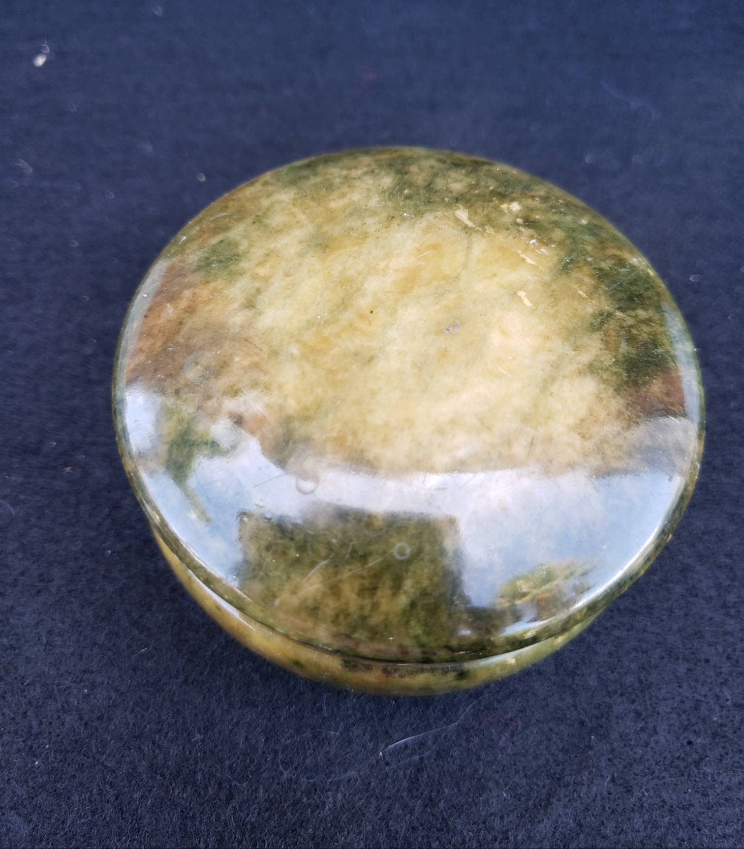 Genuine Green Alabaster, Hand Carved, Made From Italy, Jewelry, Trinket ...