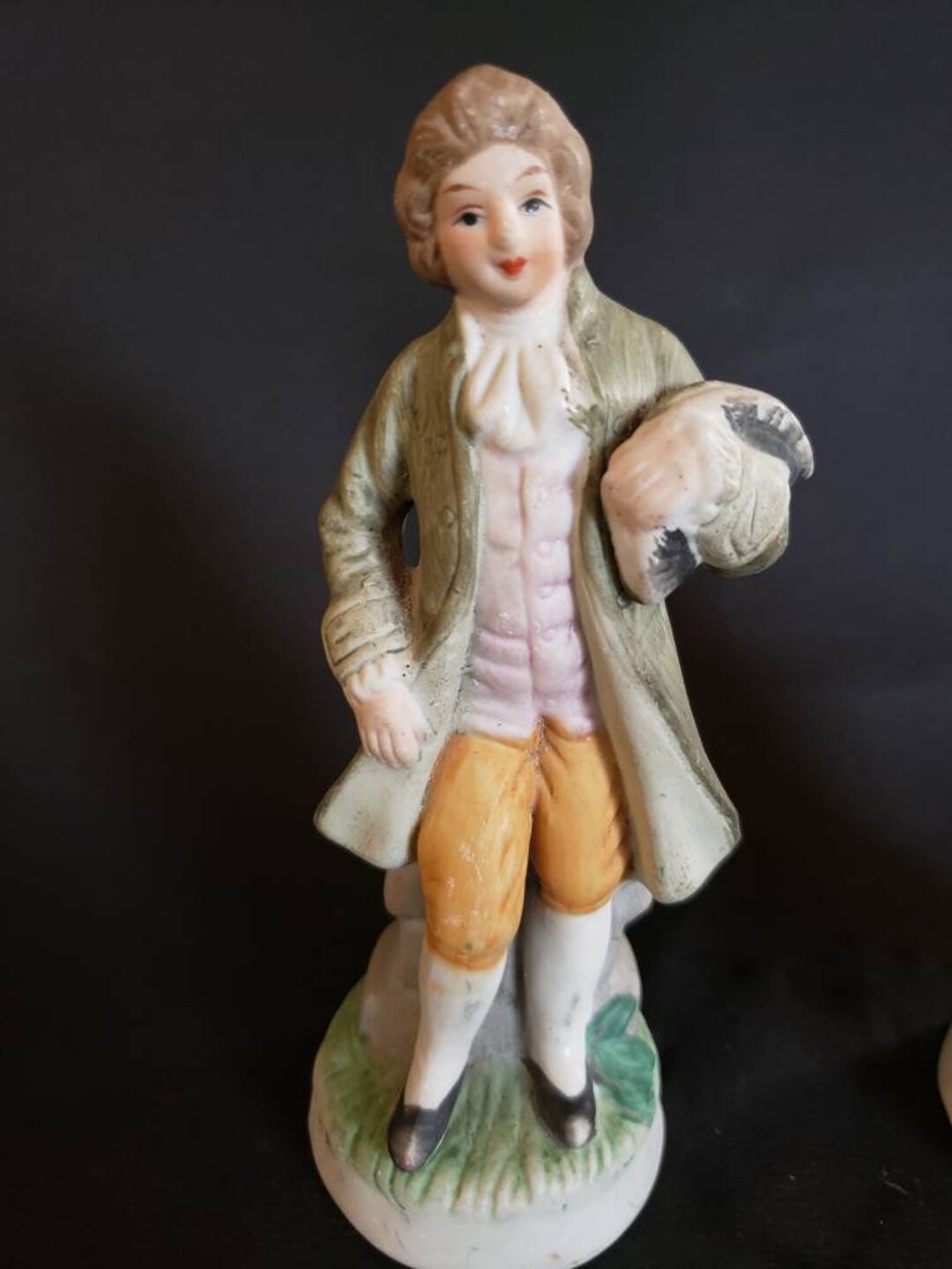 One Vintage Colonial Bisque Man - Etsy