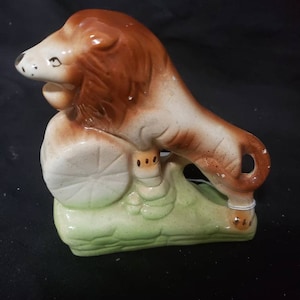 Mid Century Ceramic Lion, Light Weight - Etsy