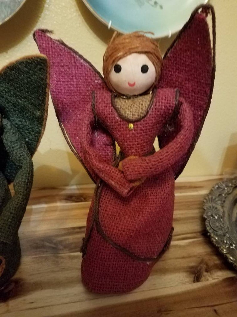 Christmas, Raffia Angels Set of Three, Made in Taiwan - Etsy