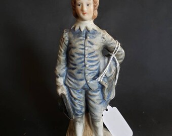 Vintage Bisque Porcelain Blue Boy Figurine From the Famous - Etsy