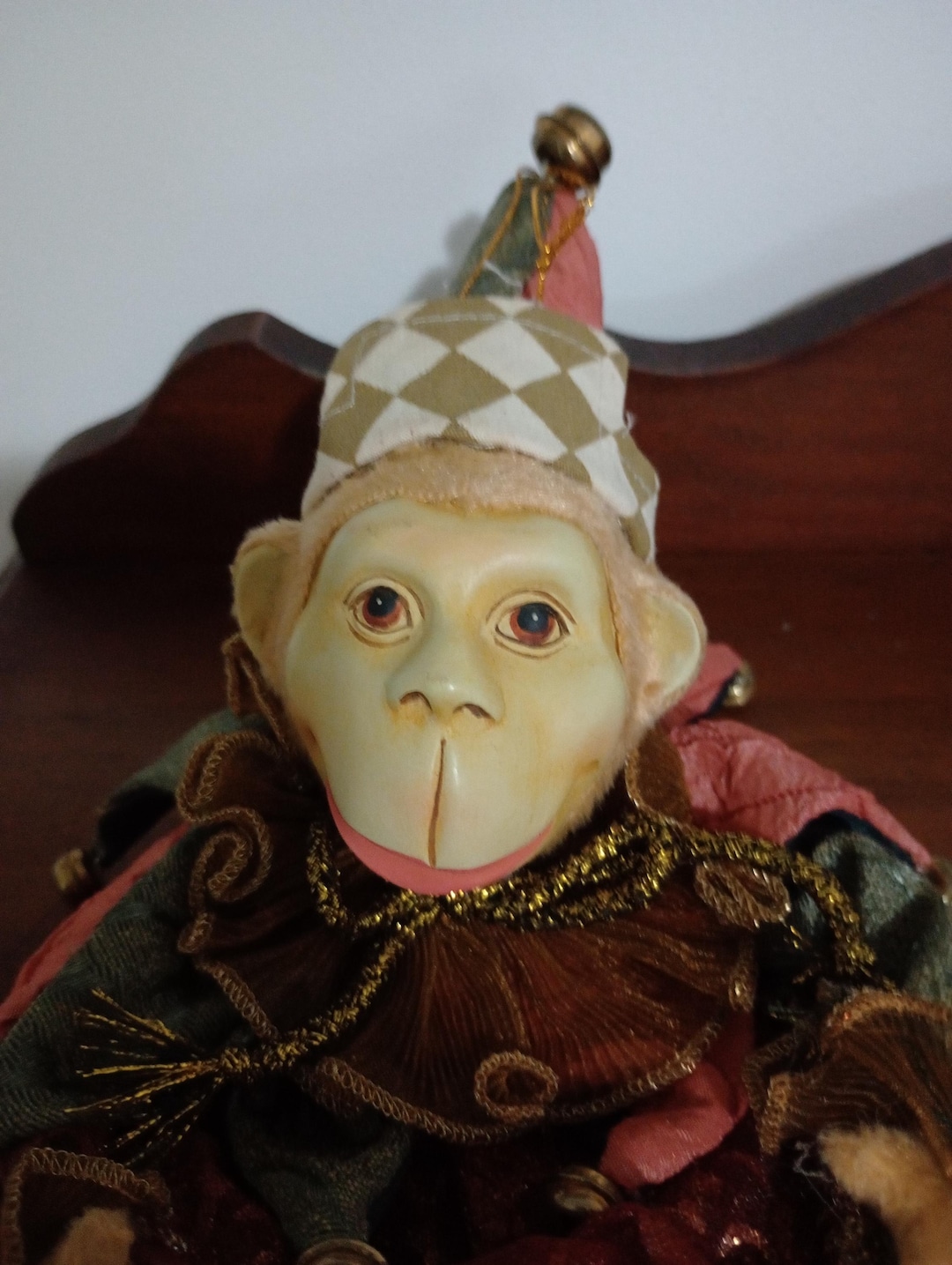 Jester, Harlequin Large Ornament Majestic Flying Monkey Doll , Wizard ...