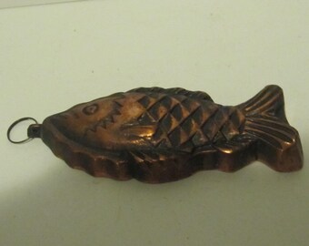 Set of 2 Vintage Decorative Copper Molds Lobster & Fish Made in Korea ...