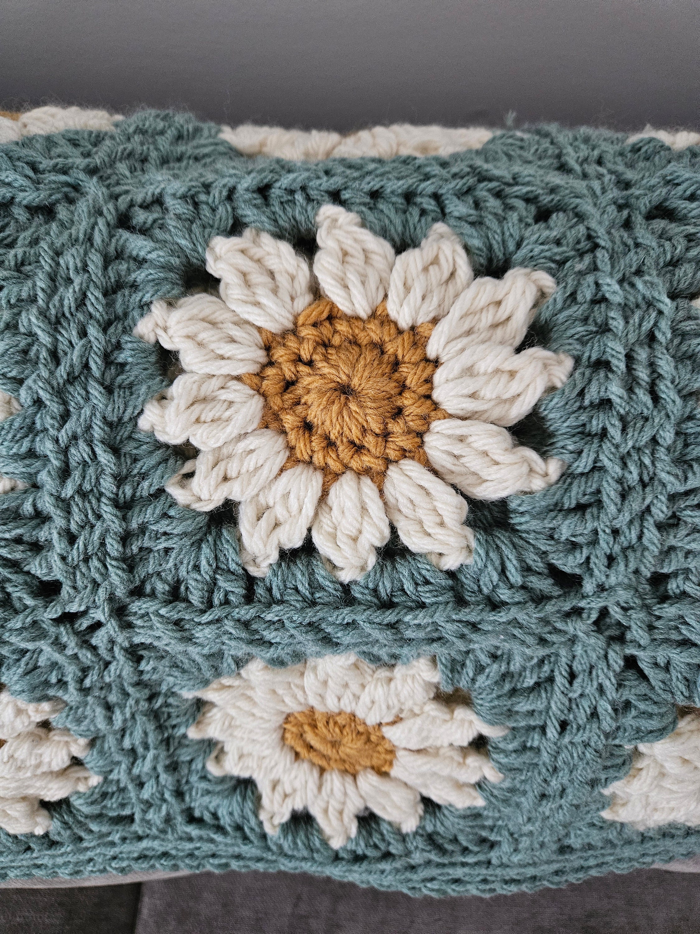 Sunflower Daisy Handmade Afghan - Etsy