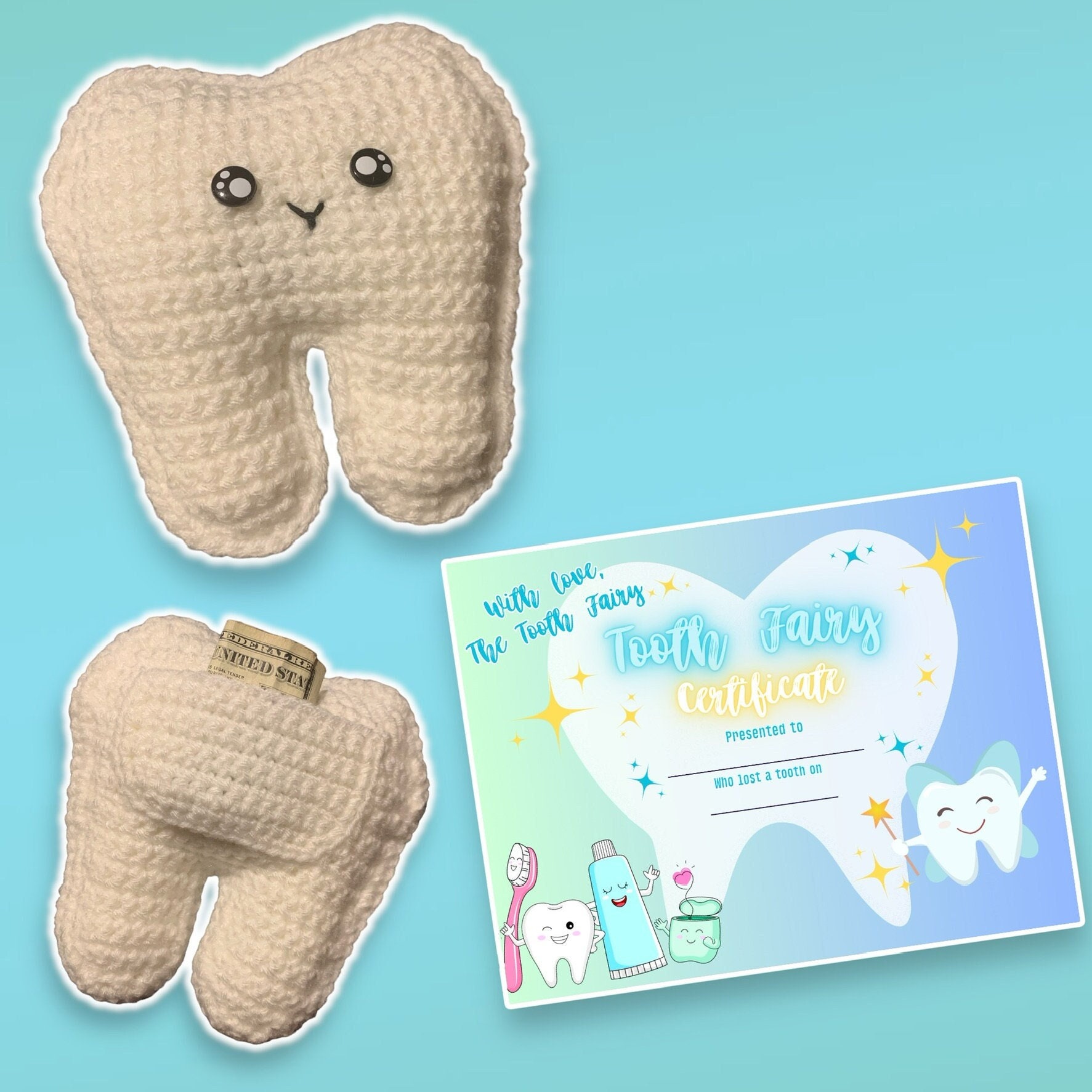 Tooth Fairy Certificate Printable, First Tooth PDF Certificate, Digital ...